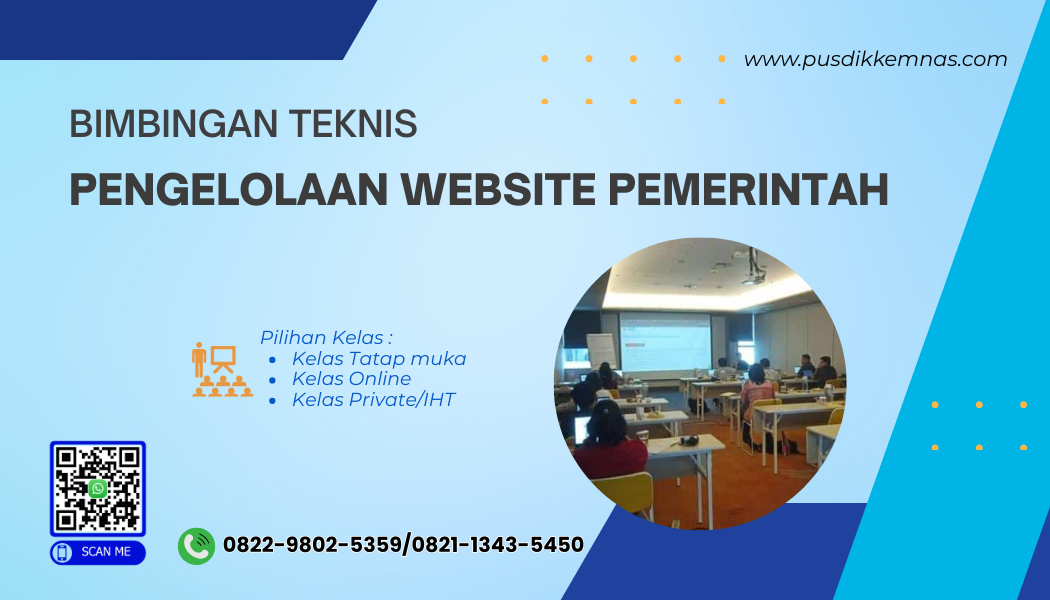 Bimtek Pengelolaan Website Pemerintah - PUSAT PENDIDIKAN KEUANGAN DAN ...